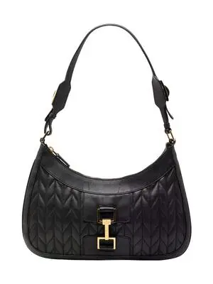 Gucci Quilted Calfskin Jackie Shoulder Bag - Black