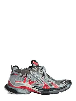 Balenciaga Runner Gradient Sneakers - Grey/red/black