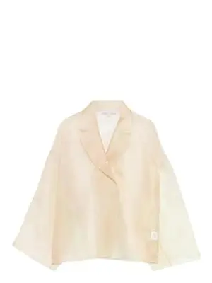 Antonelli Firenze Collared Jacket Neutrals