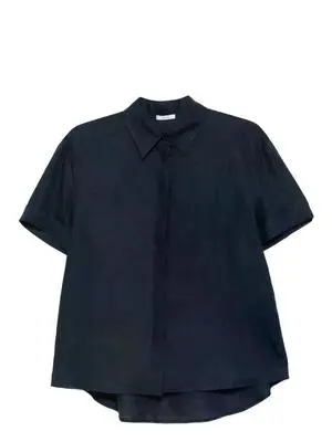 LARDINI Short Sleeve Shirt - Blue