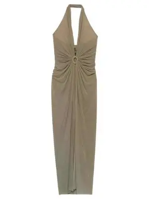 FISICO Gathered Ring Dress - Green