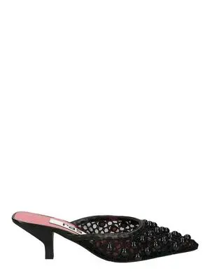 RAS Beaded Mesh Mules