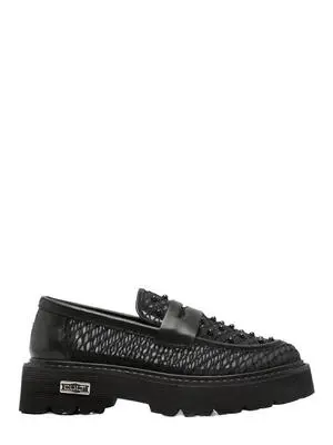 CULT Beaded Leather Sneakers - Black