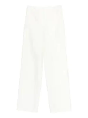 MVP WARDROBE Wide Leg Palazzo Trousers - White
