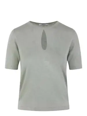 Max Mara Fine-knit T-shirt - Grey