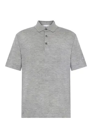 EMERSON RENALDI Button Polo Shirt - Grey
