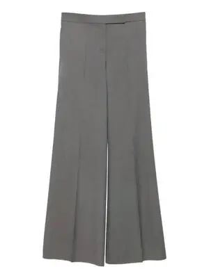 Max Mara Serio Wide Leg Trousers - Grey