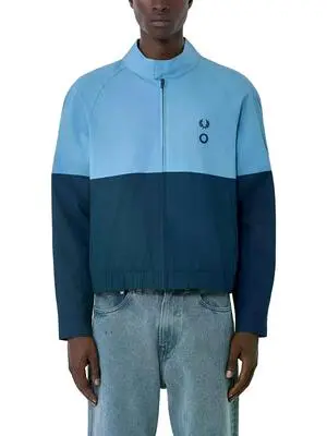 Fred Perry Logo-embroidered Jacket - Blue