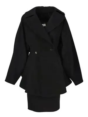 ALAÏA Wool Coat And Skirt Set