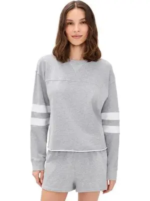 Year Of Ours Varsity Sweatshirt - Heather Grey Wh