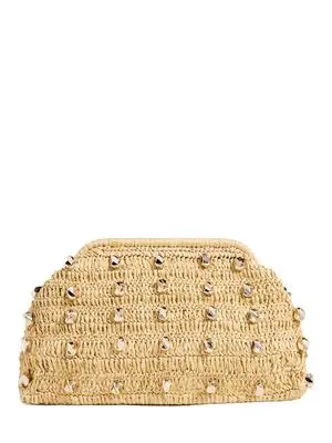 BTB LOS ANGELES Easton Clutch - Natural