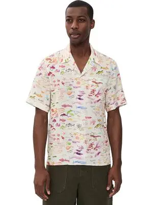 Vilebrequin Charli Linen Camp Shirt - Papier