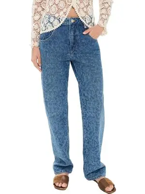 Isabel Marant Brinsa Straight Leg Jeans - Blue