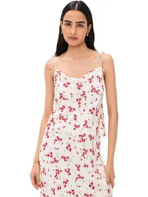 Cami Nyc Azra Hammered Satin Camisole - Candied Rose