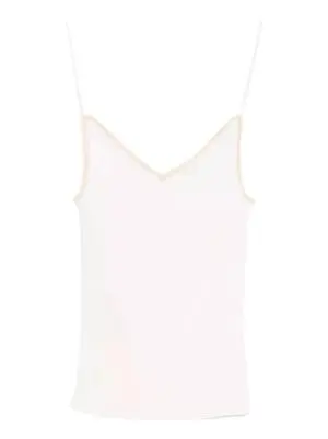 N°21 Knitted Camisole - White