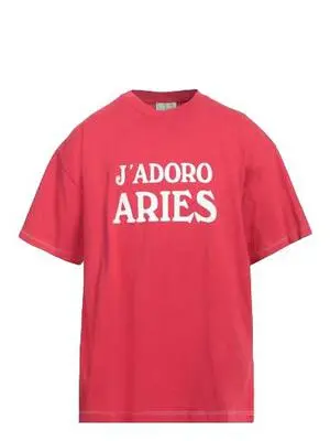 Aries T-shirt Size Cotton - Red