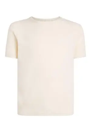 SUNFLOWER Organic Cotton Jagger Waffle T-shirt - Beige