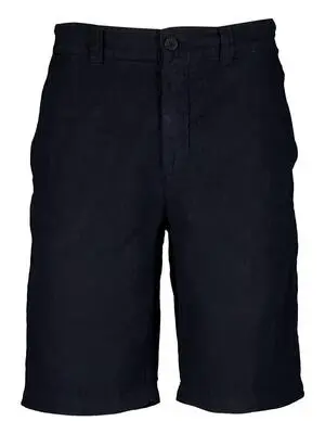120% Lino Linen Shorts - Blue