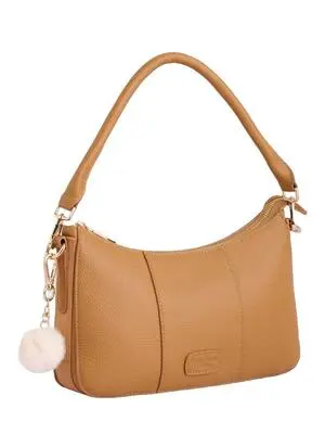 POM POM LONDON Edgware Crossbody Bag Maple