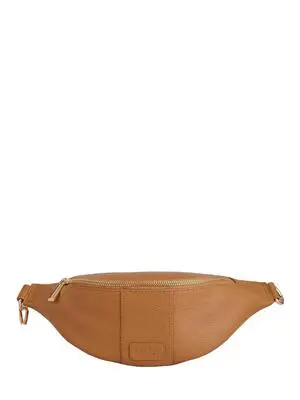POM POM LONDON Leather Belt Bag - Maple