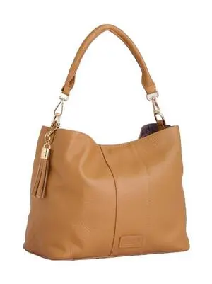 POM POM LONDON Lambeth Plus Bucket Bag - Maple