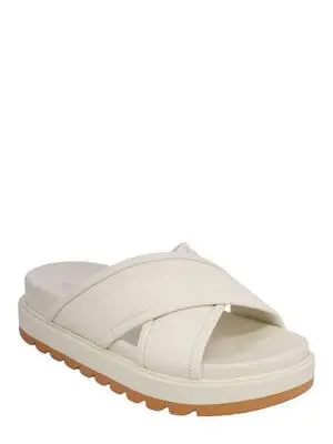 Mia Platform Sandals - Bone