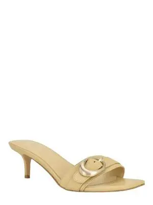 Calvin Klein Neveena Kitten Heel Sandal - Yellow