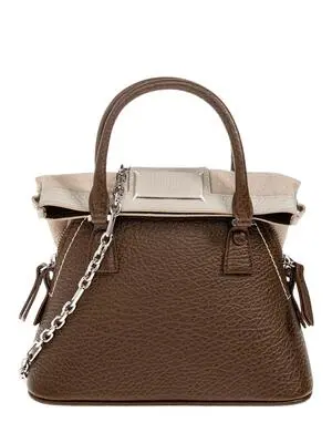 MAISON MARGIELA 5ac Classique Micro Handbag - Brown