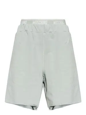 Moschino Logo Shorts - Green