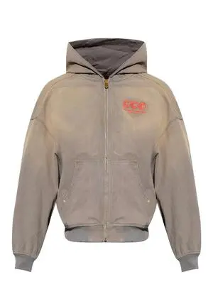 WILLY CHAVARRIA Vintage Effect Jacket - Grey