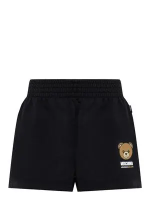 Moschino Logo Shorts - Black