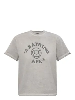 A BATHING APE Logo T-shirt - Grey