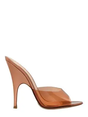 GIANVITO ROSSI Heeled Mules - Brown