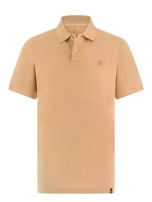 Boggi Milano Cotton Polo Shirt Orange