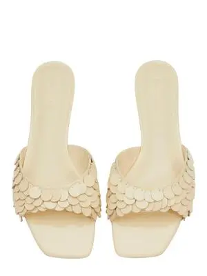 REFORMATION Imogen Flat Sandal Yellow