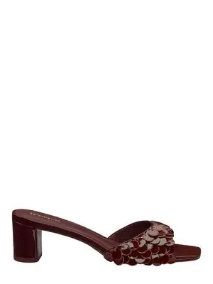 REFORMATION Imogen Heeled Sandal - Red