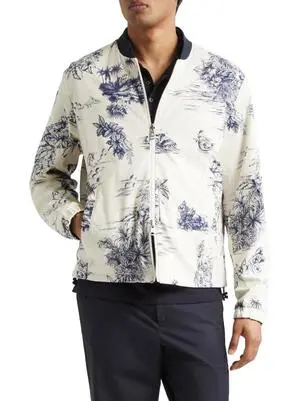 Moncler Achensee Reversible Bomber Jacket - Blue