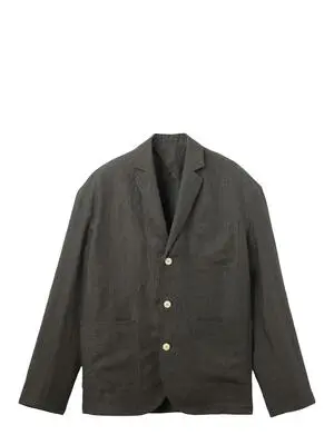 Jacquemus La Veste Pastro In Linen - Grey