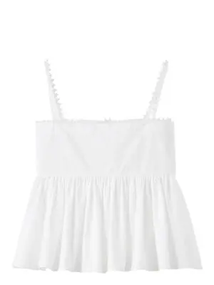 Jacquemus Le Haut Traversin In Cotton - White