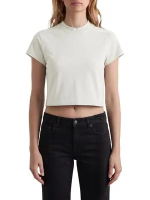 Rick Owens Cropped Cotton T-shirt - Grey