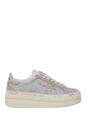Premiata Embellished Sneakers - Silver