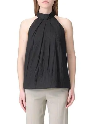 TELA Inca Halter Neck Sleeveless Top - Black