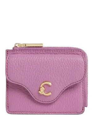 COCCINELLE Coccinelle Leather Wallet With Clasp Closure Pink