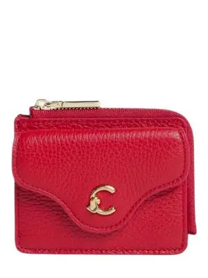 COCCINELLE Coccinelle Leather Wallet With Clasp Closure Red