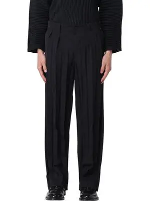 Issey Miyake Crepe Tailored Trousers - Black