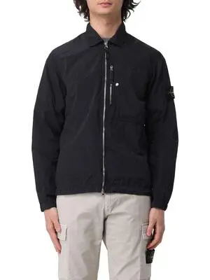 Stone Island Zip Up Jacket - Black