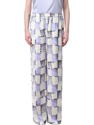 EMPORIO ARMANI Emporio Armani Wide Leg Printed Trousers