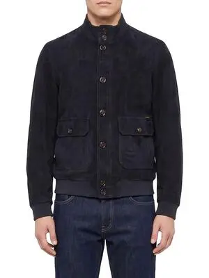 MOORER Bomber Jacket - Blue