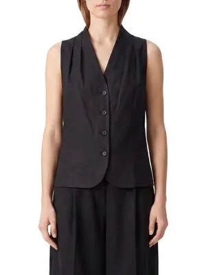 TELA Tela Waistcoat Black