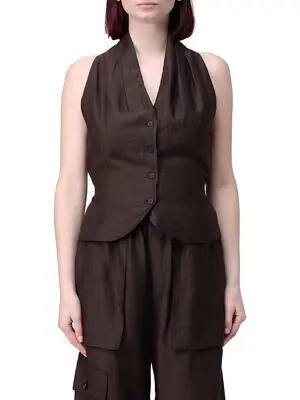 TELA Tela Waistcoat Brown